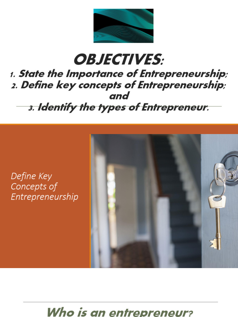 Understanding Entrepreneurship Basics | PDF | Entrepreneurship | Business