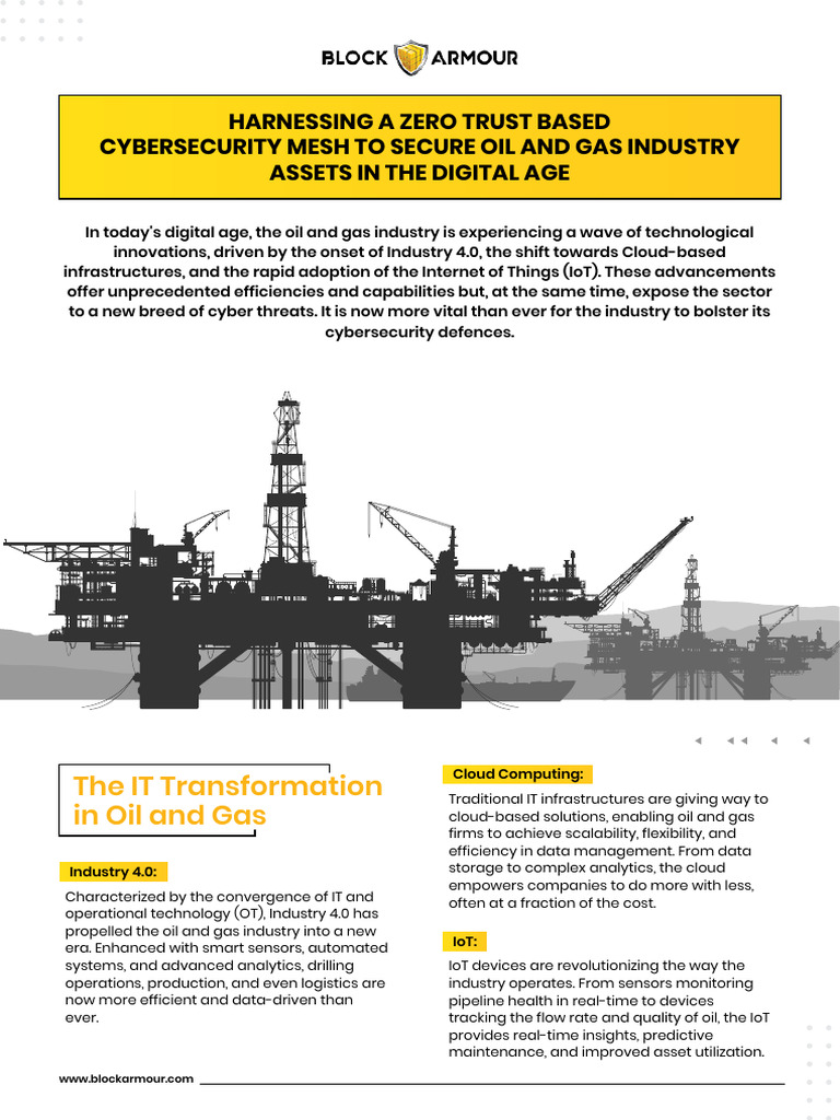 Zero Trust Security for Oil & Gas | PDF | Computers