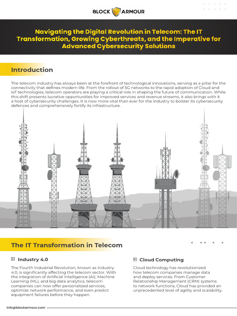 Block Armour Zero Trust Cybersecurity Mesh For Telco Pdf