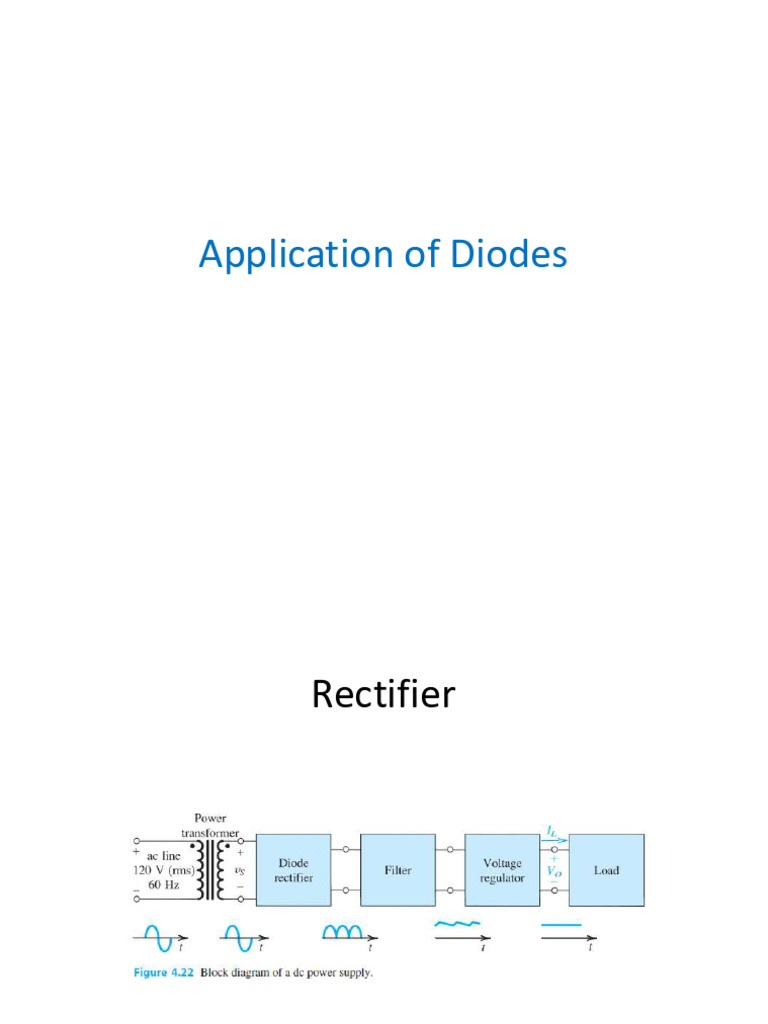 Application of Diode | PDF