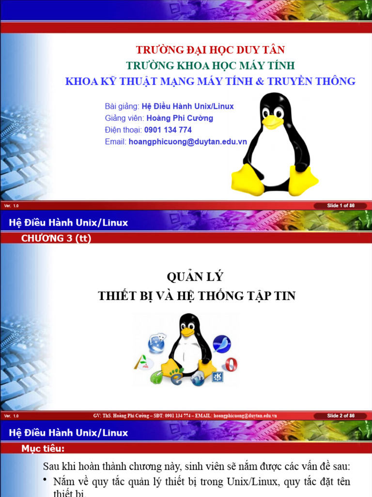 CS 226 - He Dieu Hanh Unix-Linux - 2022F - Lecture Slides - 07 | PDF