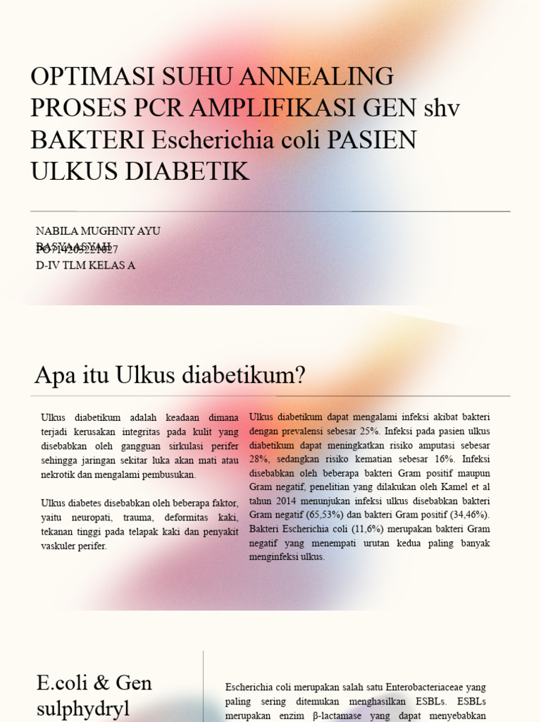 Nabila Mughniy Tahapan-Tahapan PCR | PDF