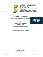 N5 Building Administration Lecturer Guide | PDF | Concrete | Brick