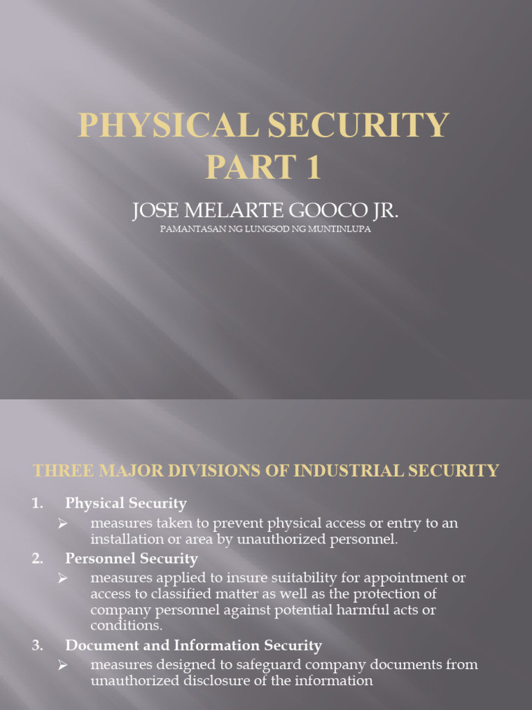 2021-2022physical Security | PDF | Physical Security | Lighting