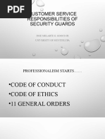 Basic Security Training Module-1 | PDF | Employment | Security Guard
