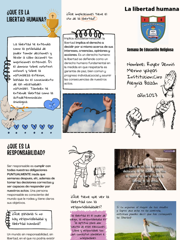 Folleto de La Libertad Humana | PDF | Libertad | Derechos humanos