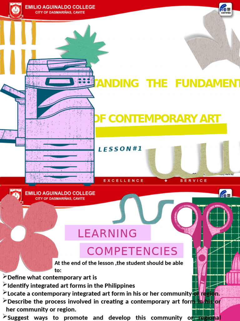 Lesson 1 - Understanding The Fundamental of Contemporary Arts2 | PDF ...