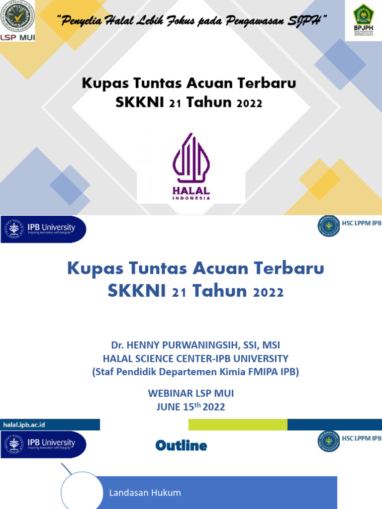 Kupas Tuntas Unit Kompetensi SKKNI 21 Th. 2022 | PDF