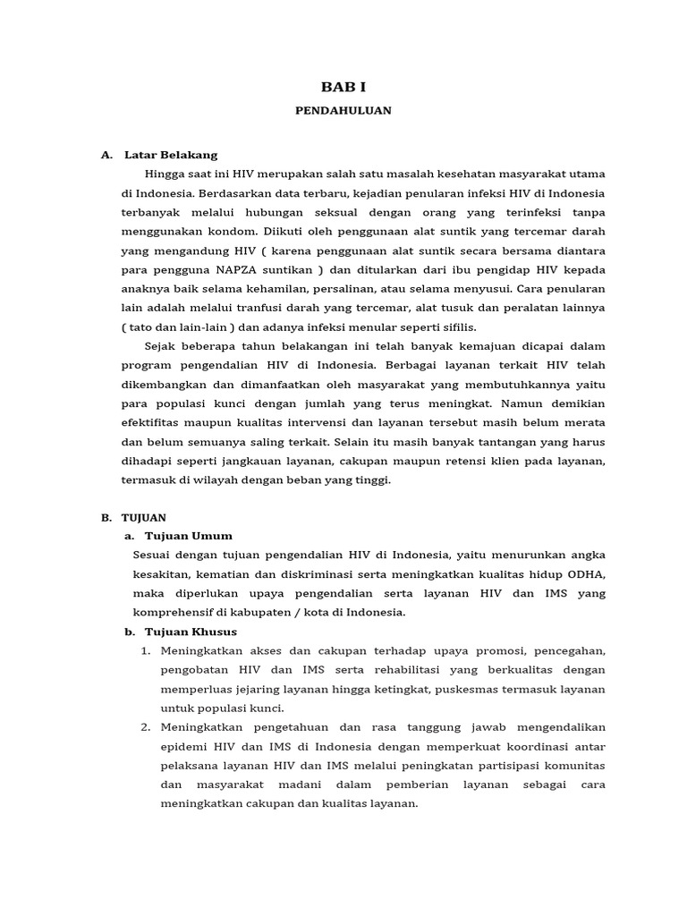 Pedoman Program Hiv | PDF
