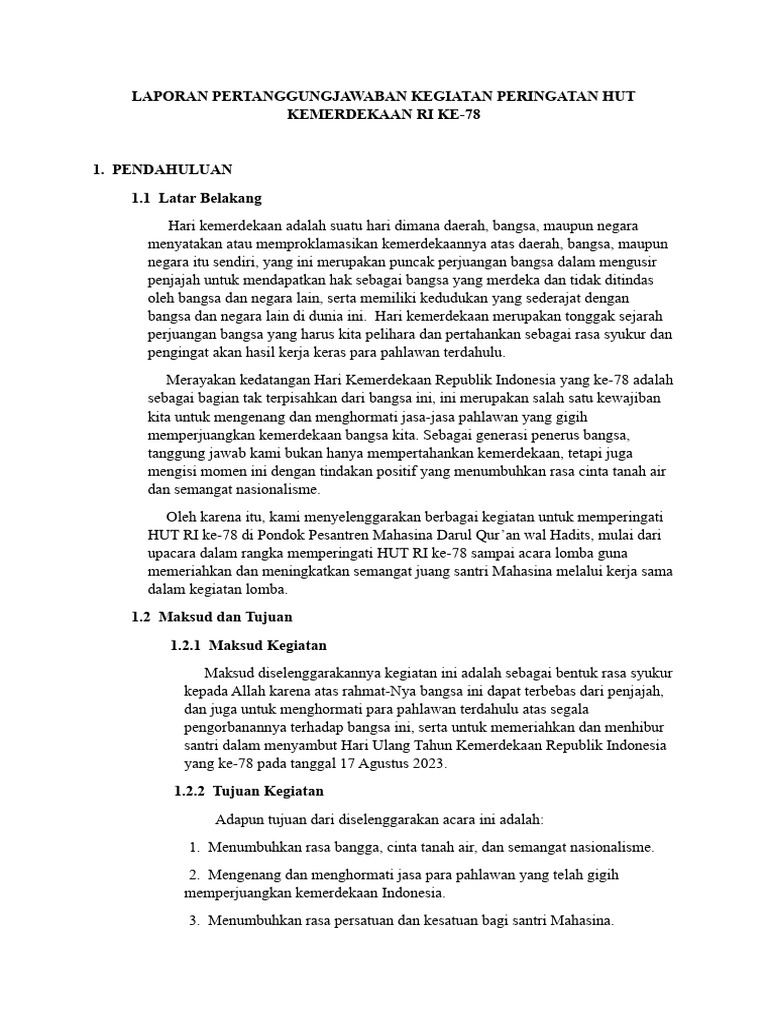 LPJ Agustus 2023 | PDF