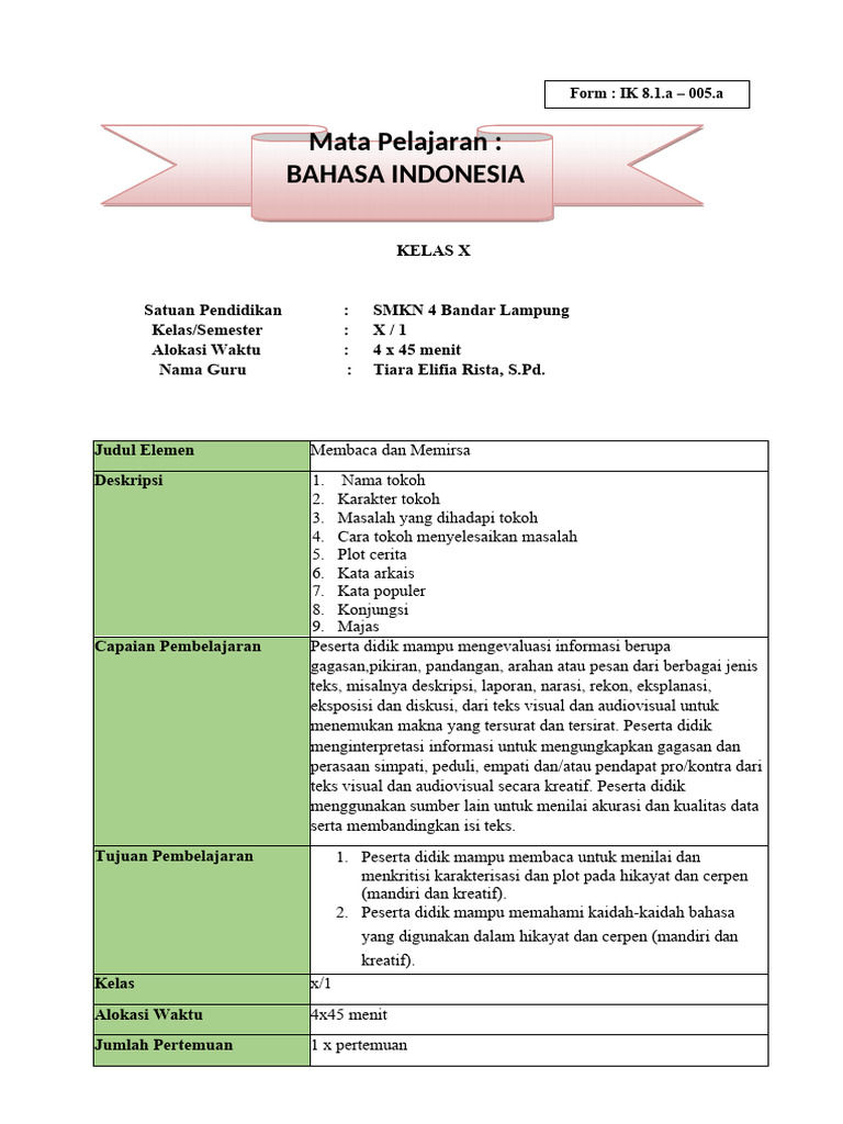 Modul Membaca Hikayat | PDF