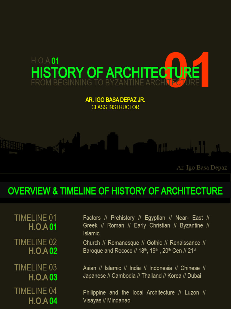 00 Intro To History of Architecture | PDF | Anno Domini | Common Era