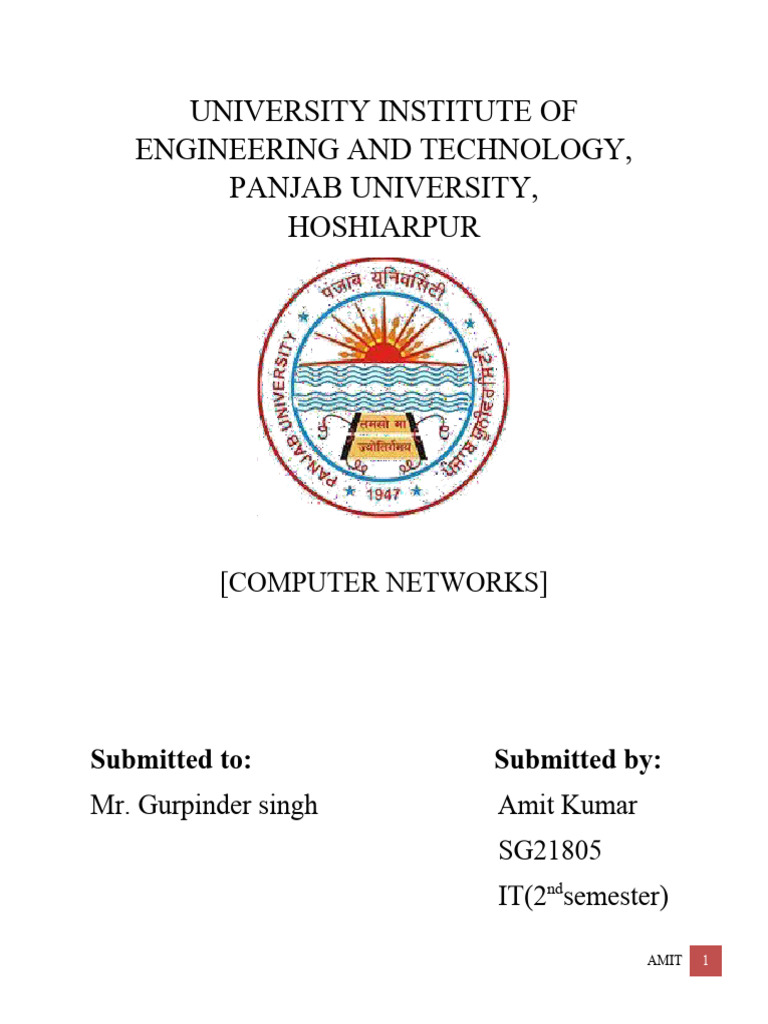 Computer Networks | PDF | Computer Network | Ip Address