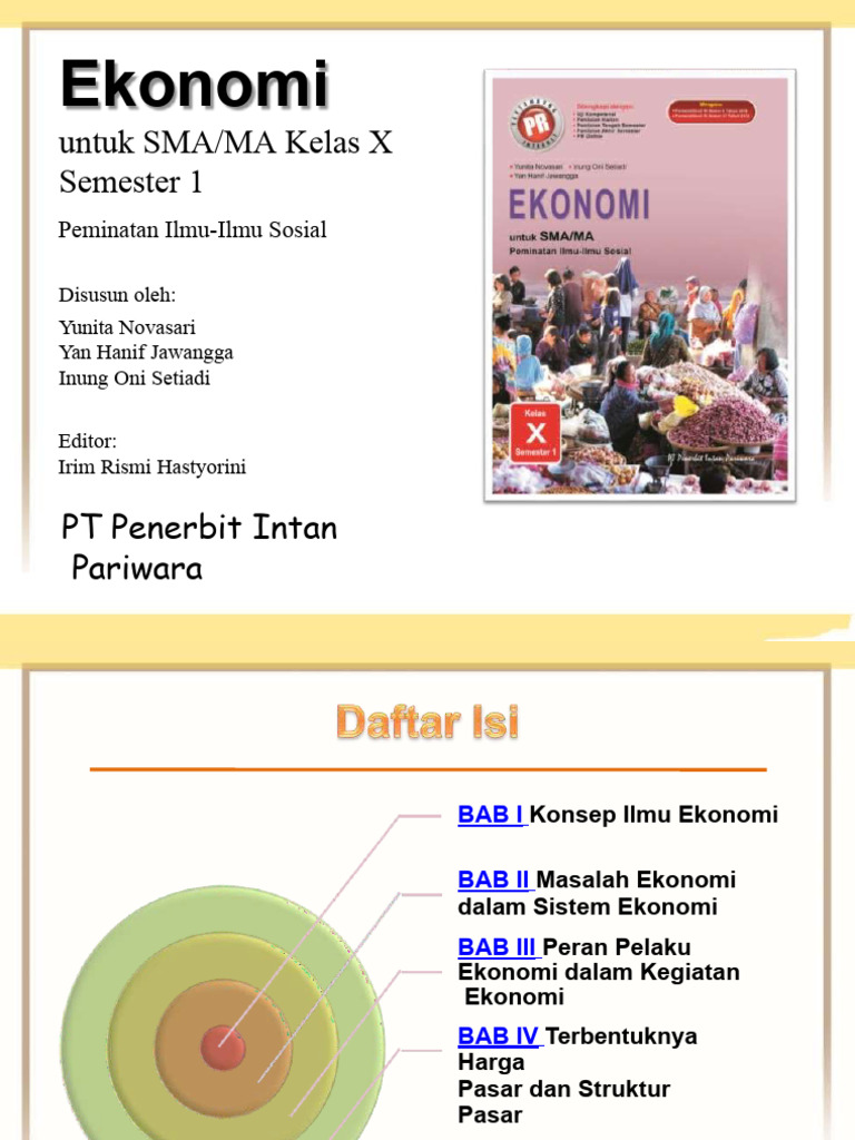kELAS X - Ekonomi | PDF
