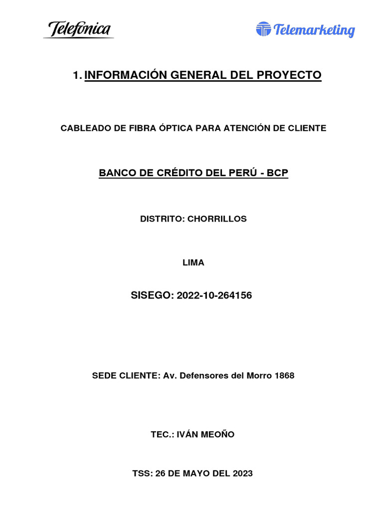 Sisego 2022 10 264156 Banco De Credito Del Peru Av Defensores Del Morro 1868 Chorrillos Pdf