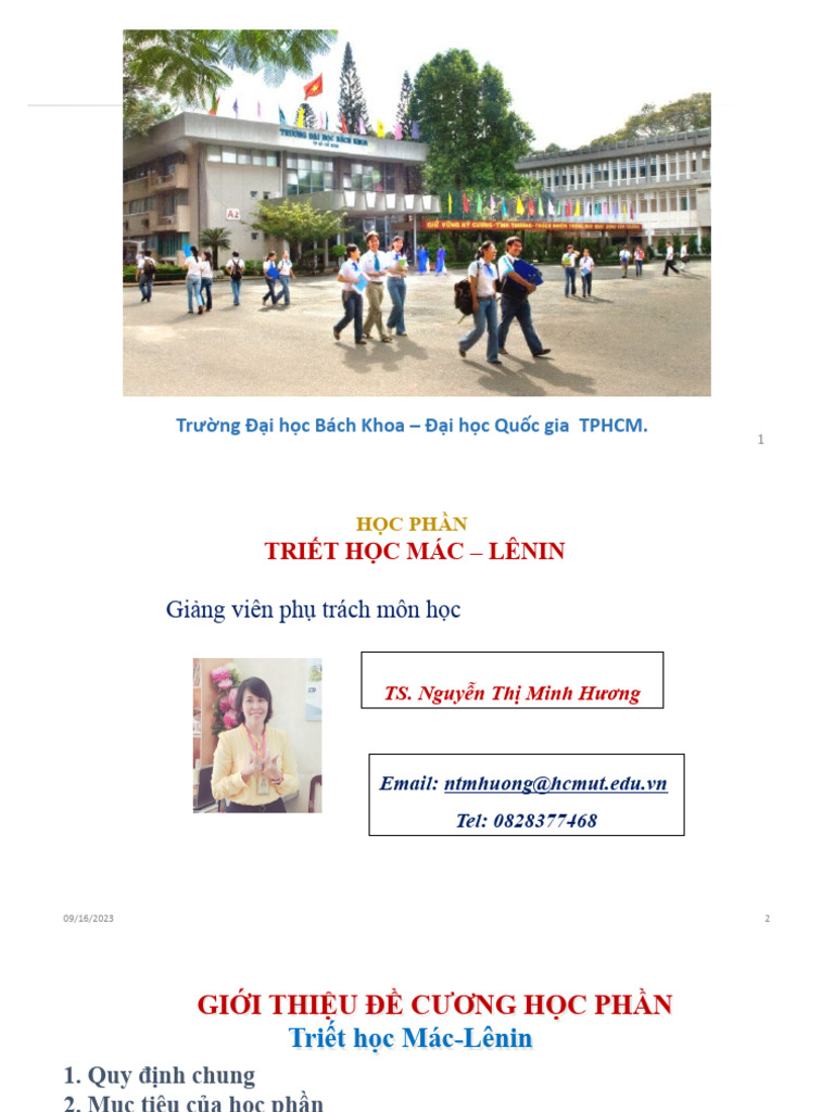 1.gioi Thieu Hoc Phan | PDF