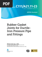 ANSI_AWWA C651-23 | PDF | Chlorine | Standardization