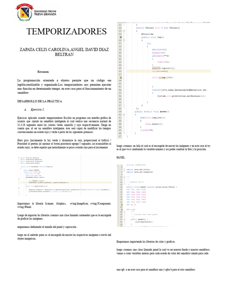 Guia 3 Progra | PDF | Semáforo | Color