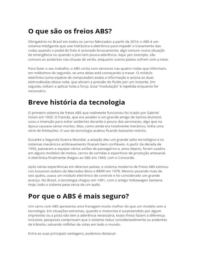Freios Abs 2 Pdf Freios Abs Freio