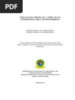 UTM Thesis Template and Guidelines | PDF | Page Layout | Ordinary Least ...