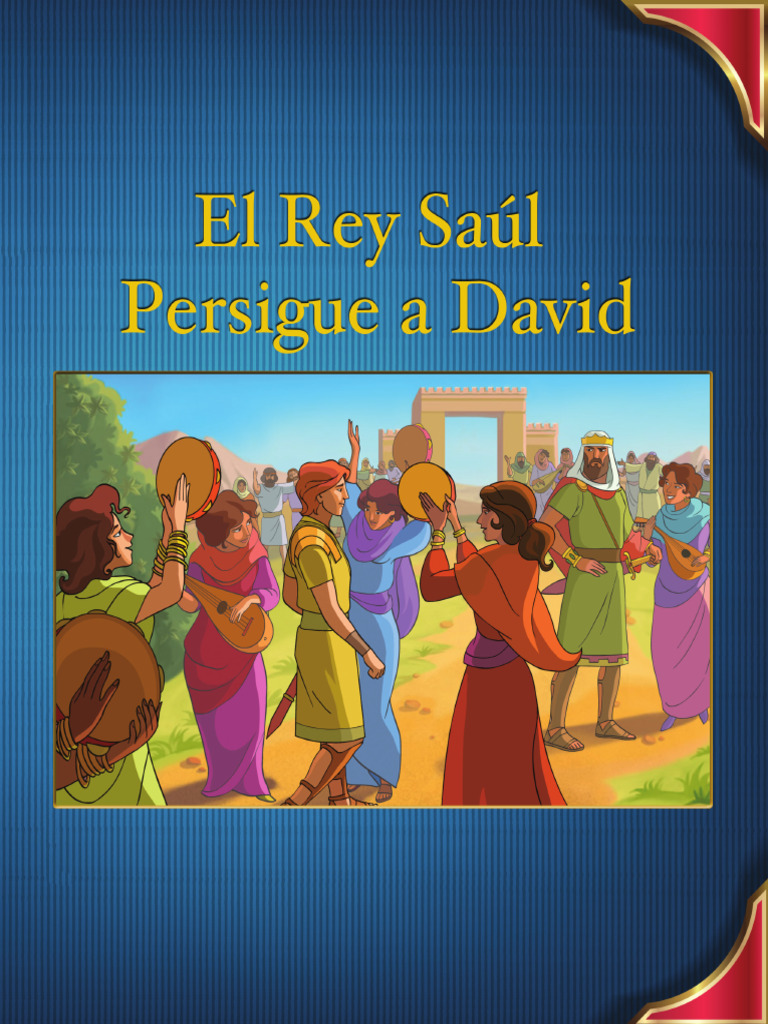 Es - King Saul Chases David | PDF | David | Saulo