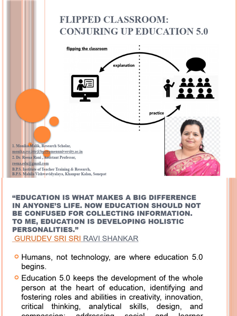 Education 5.0 & Flipped Classroom | PDF | Learning | Teachers
