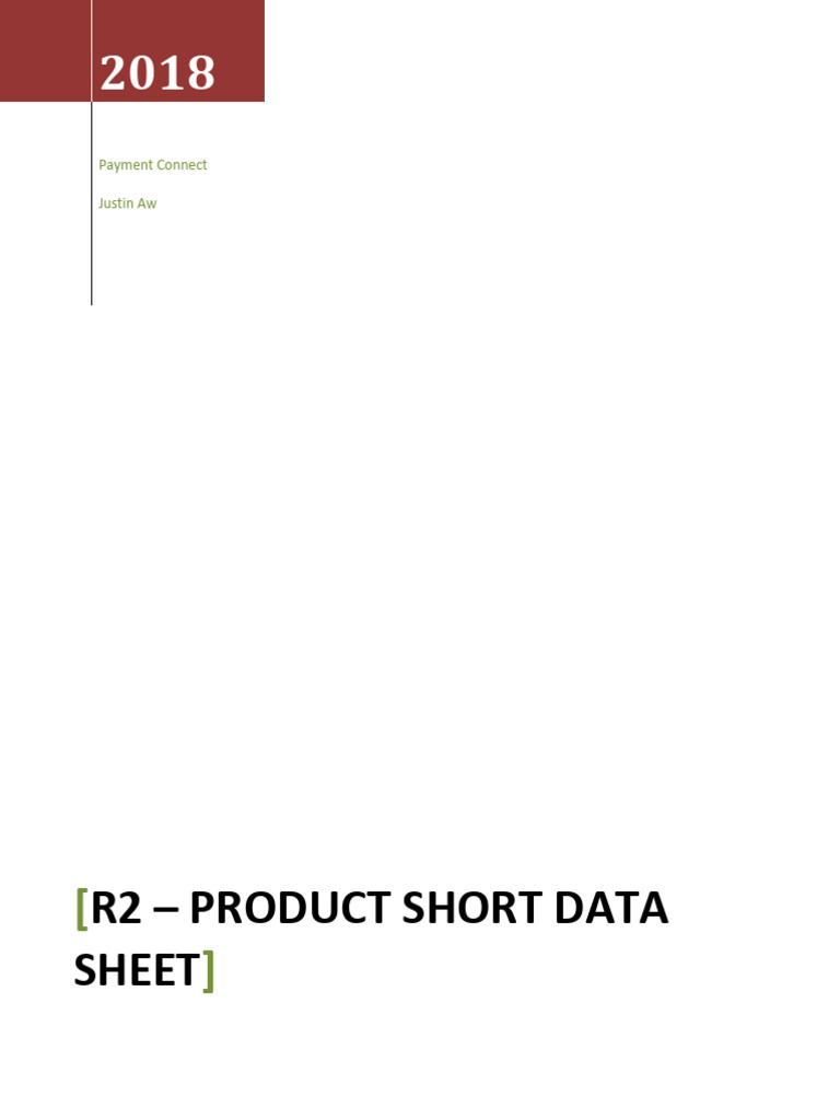PC R2 TechnicalDocument SpecSheet 1v10 - 230526 - 204646 | PDF | Emv ...
