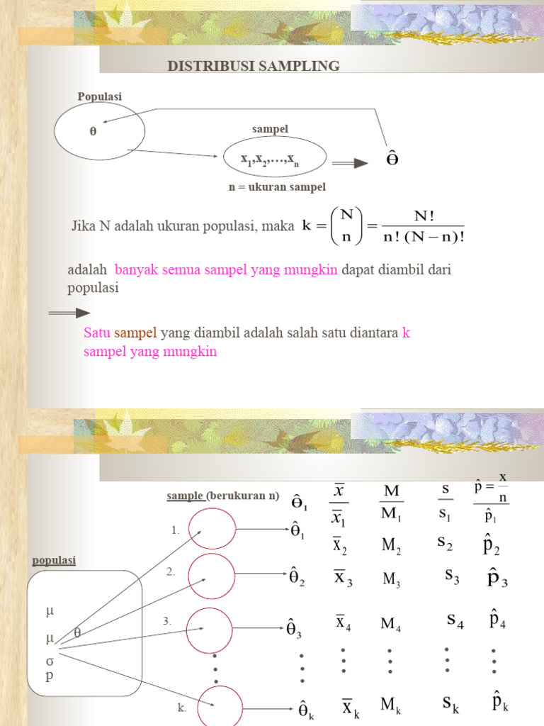 Distrubusi Sampling | PDF