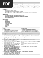 Prepare Bed For Occupancy | PDF | Bedding | Bed