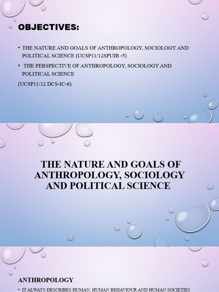 UCSP Module 1 Presentation | PDF | Sociology | Social Sciences