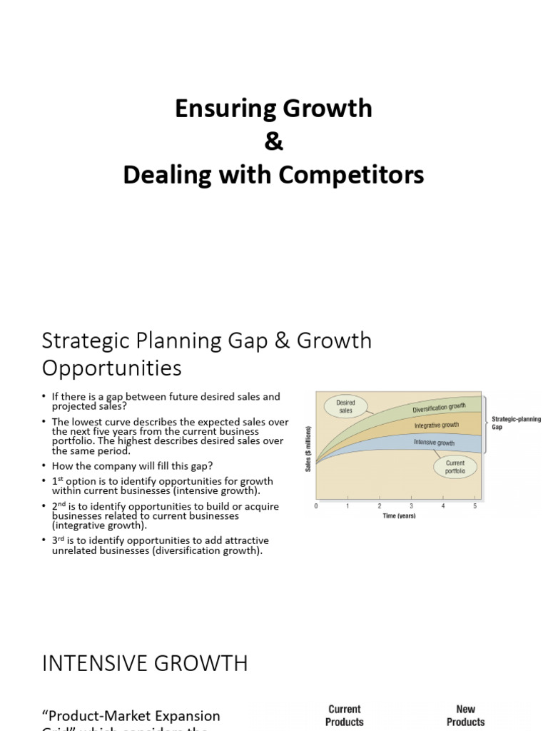 Growth & Competition - PPT | PDF | Diversification (Finance) | Market ...