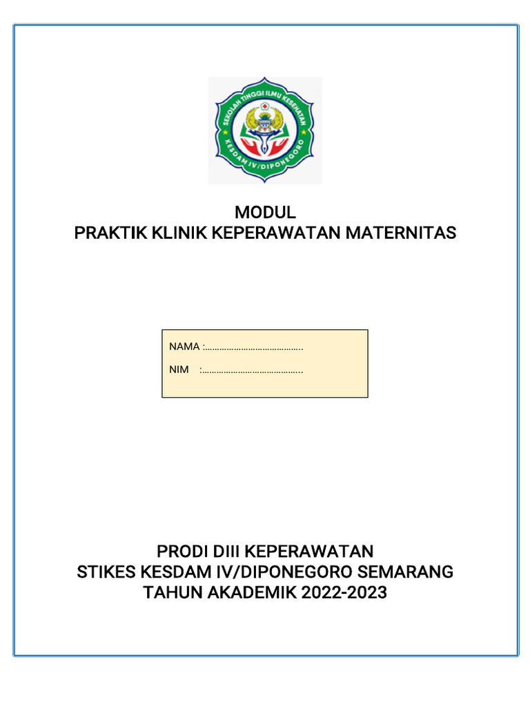Modul Maternitas | PDF