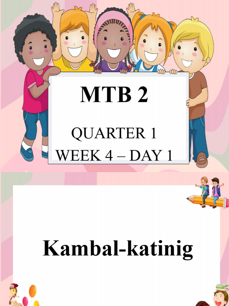 MTB 2 Q1 - Week 4 | PDF