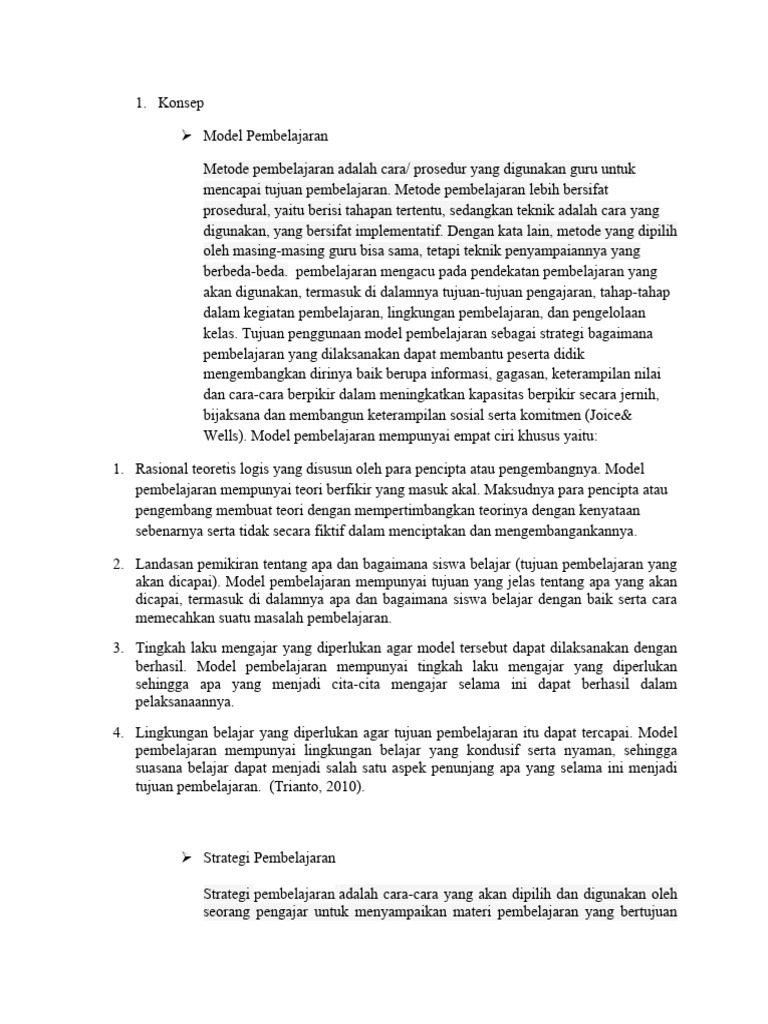 Tugas Strategi Belajar Mengajar | PDF