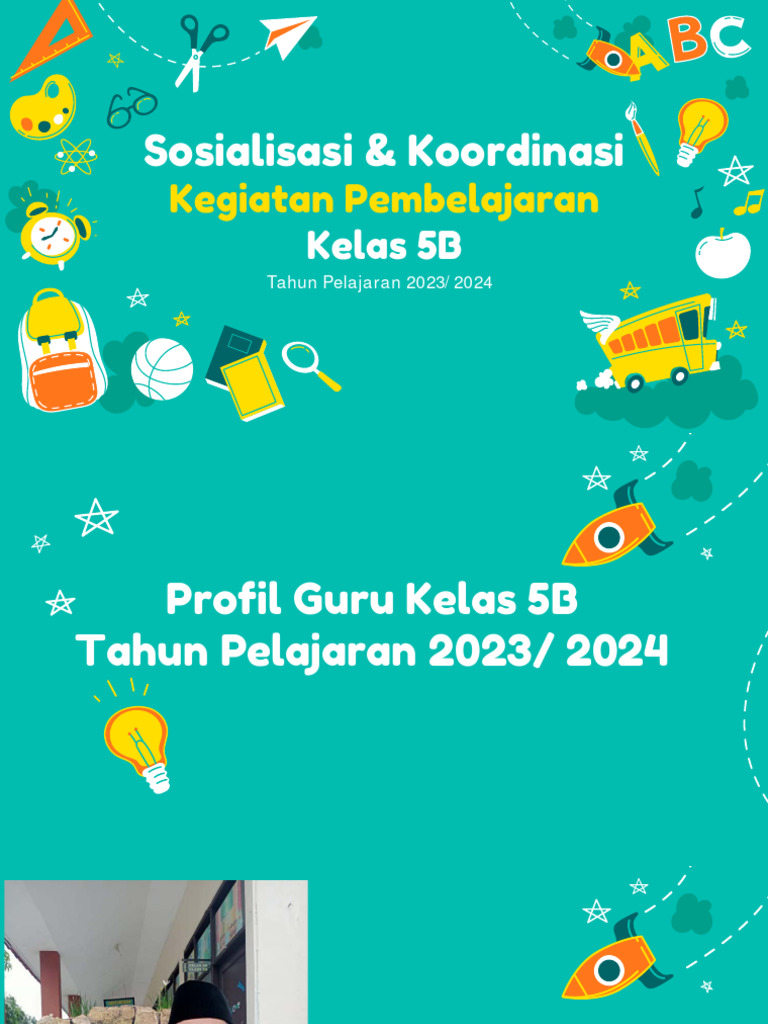 Sosialisasi Pembelajaran 2324 Kelas 5B | PDF | Kesehatan Holistik