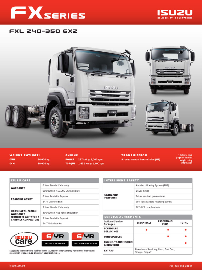 Spec FXL 240 350 2303R | PDF