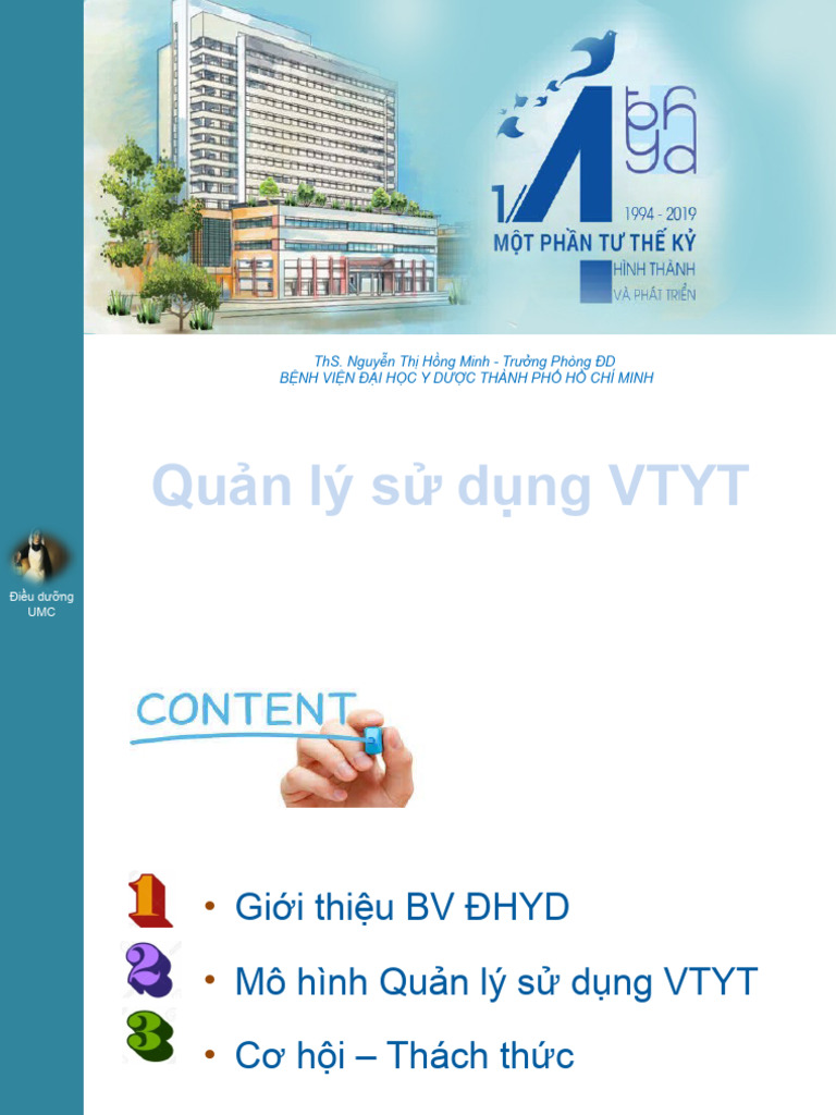 Minh BV Dhyd - QL Su Dung Vtyt | PDF