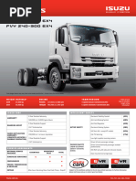 Isuzu FSR 140-260 Specifications | PDF | Manual Transmission | Vehicles