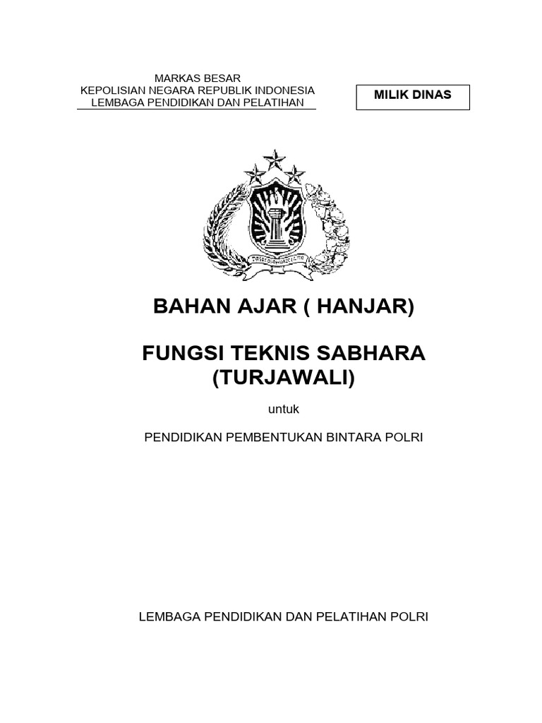 Fungsi dan Pengertian Turjawali Polri | PDF