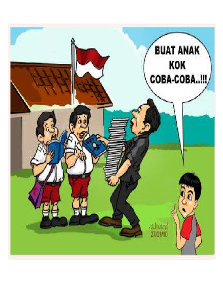 karikatur pendidikan | PDF