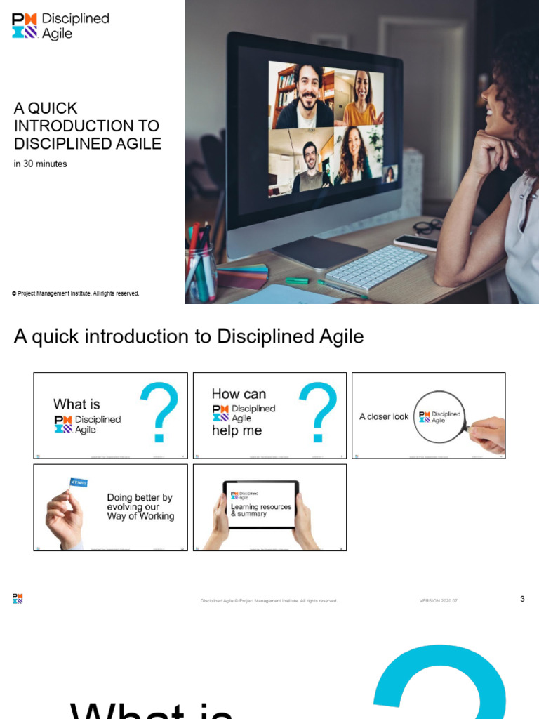 Disciplined Agile Overview 30 Minutes | PDF