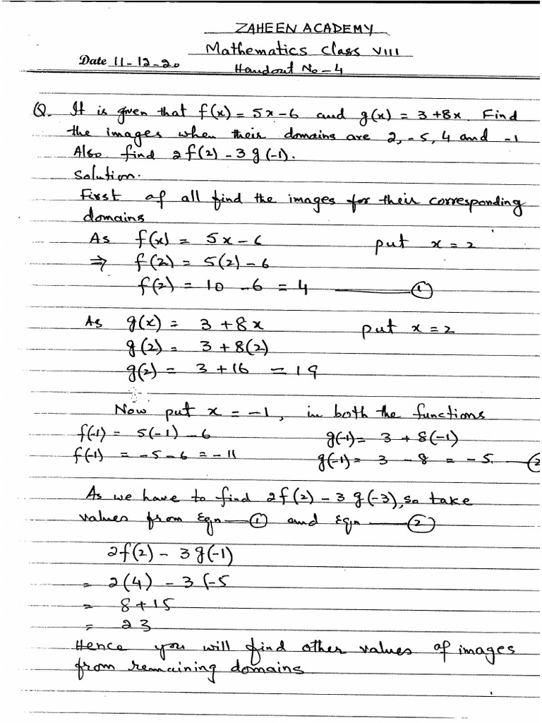 C 8th Maths Dec Work | PDF
