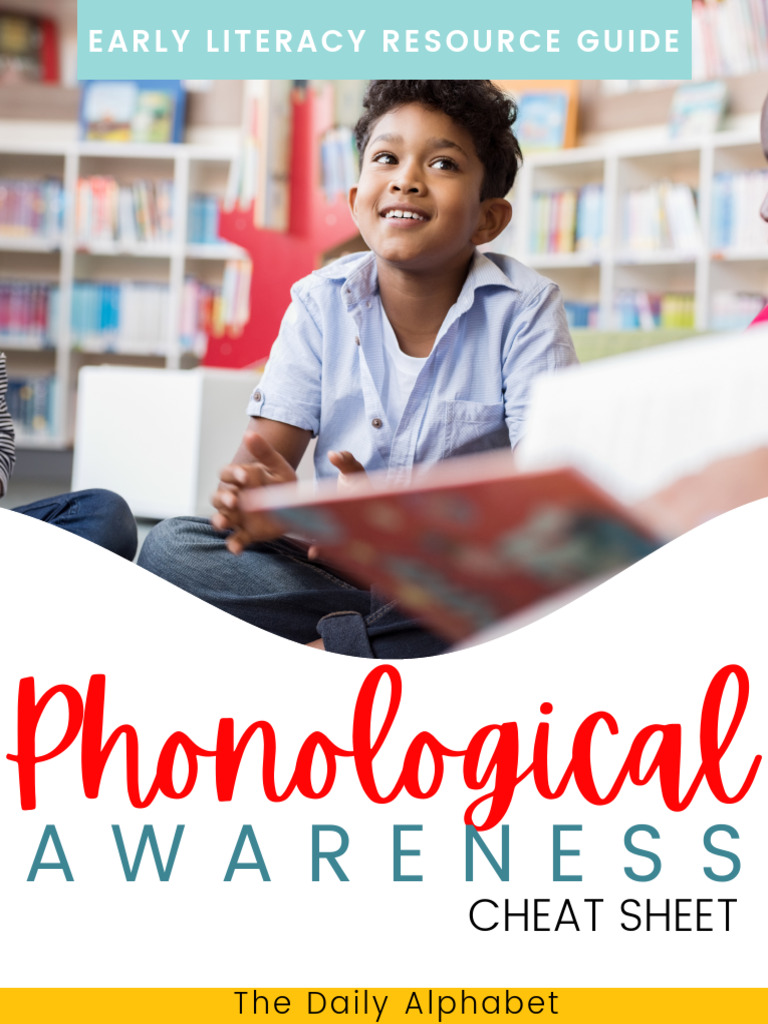 Phonological Awareness Cheat Sheet The Daily Alphabet | PDF