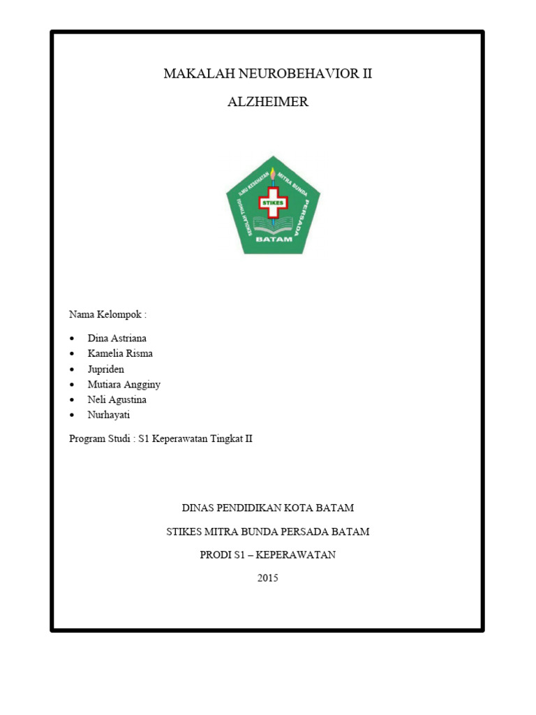 Makalah Neurobehavior | PDF