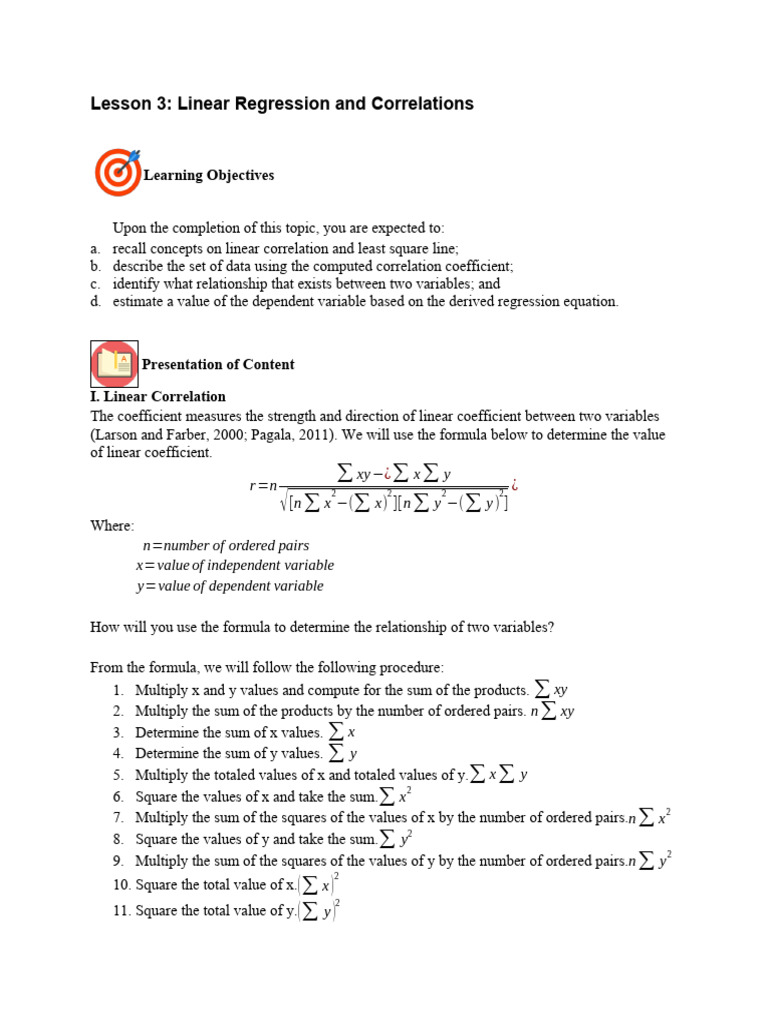 Understanding Linear Regression Concepts | PDF | Regression Analysis ...