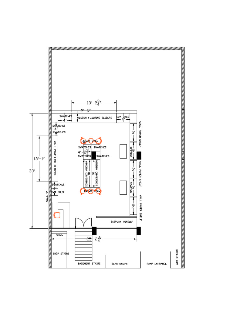 Layout Plan With Dimension | PDF