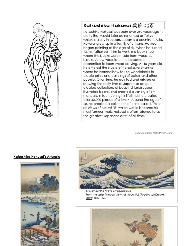 Katsushika Hokusai | PDF | Japanese Art | Ukiyo E