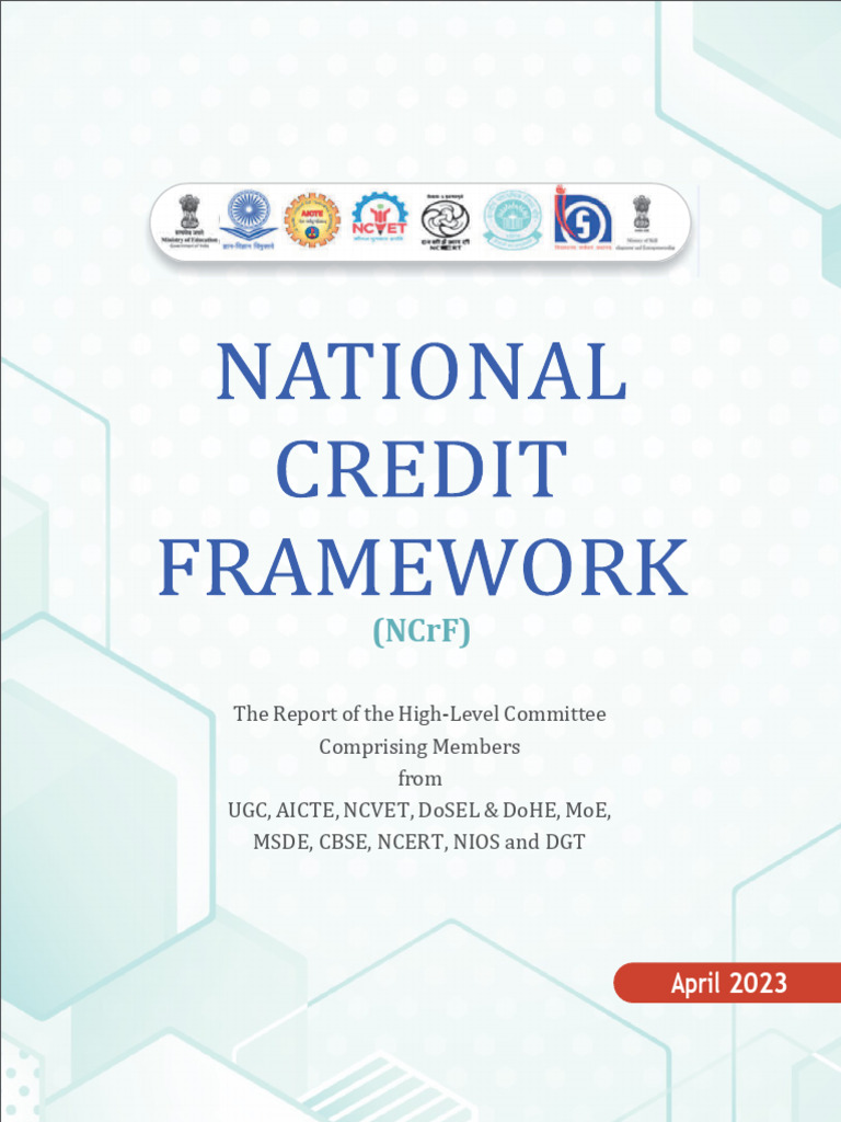 Report of National Credit Framework | PDF | Vocational Education ...