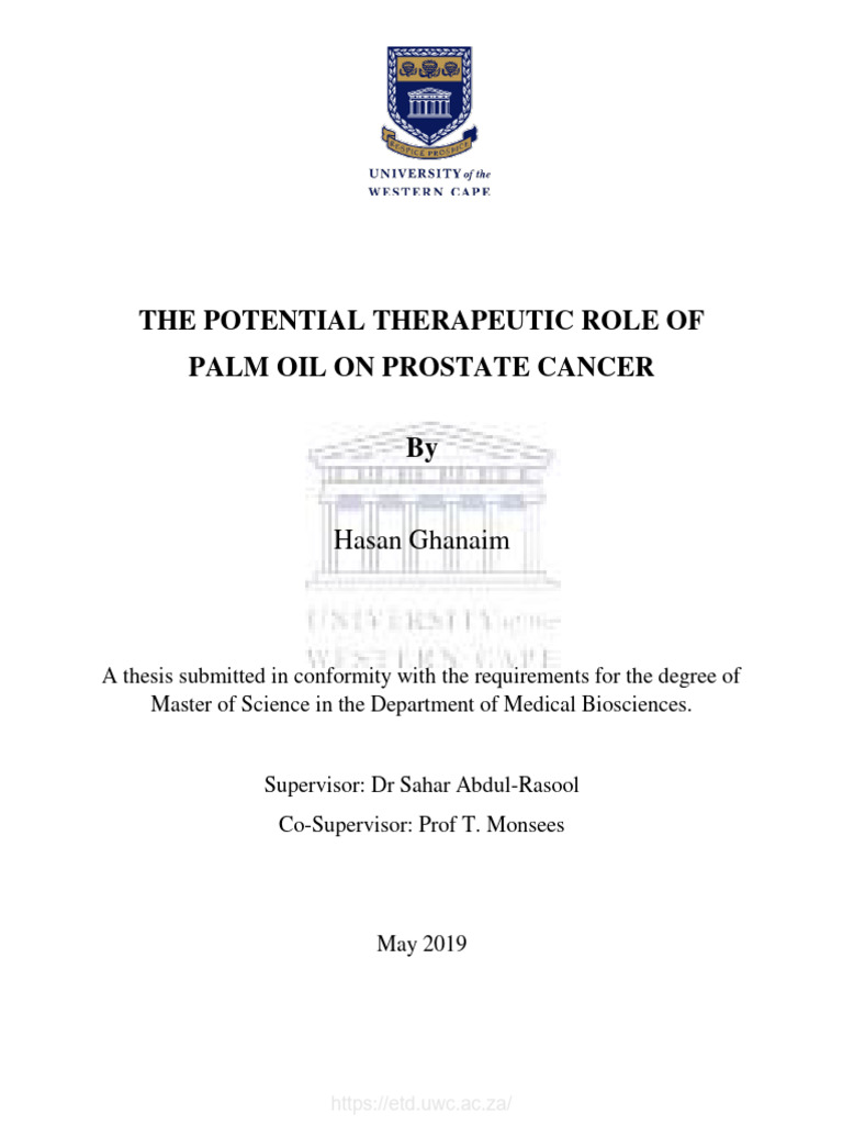 Hasan M NSC 2019 | PDF | Prostate Specific Antigen | Prostate