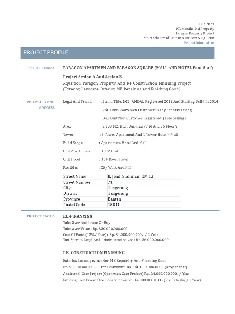 JKT Profle Project | PDF | Banks | Market Liquidity